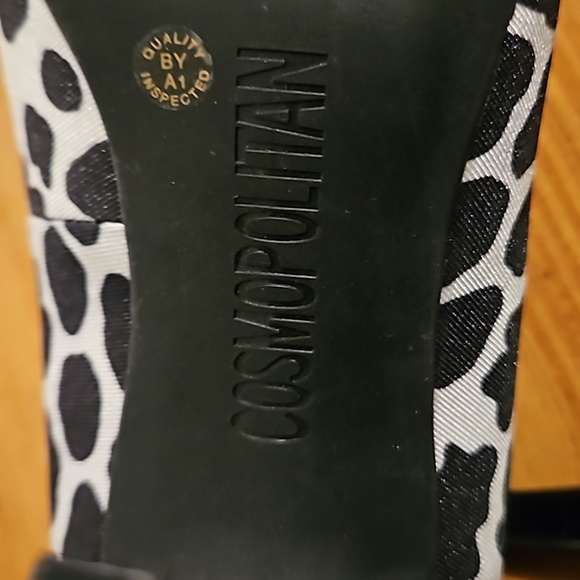 Cosmopolitan | Shoes | Cosmopolitan Awestruck Blackwhite Animal Print ...